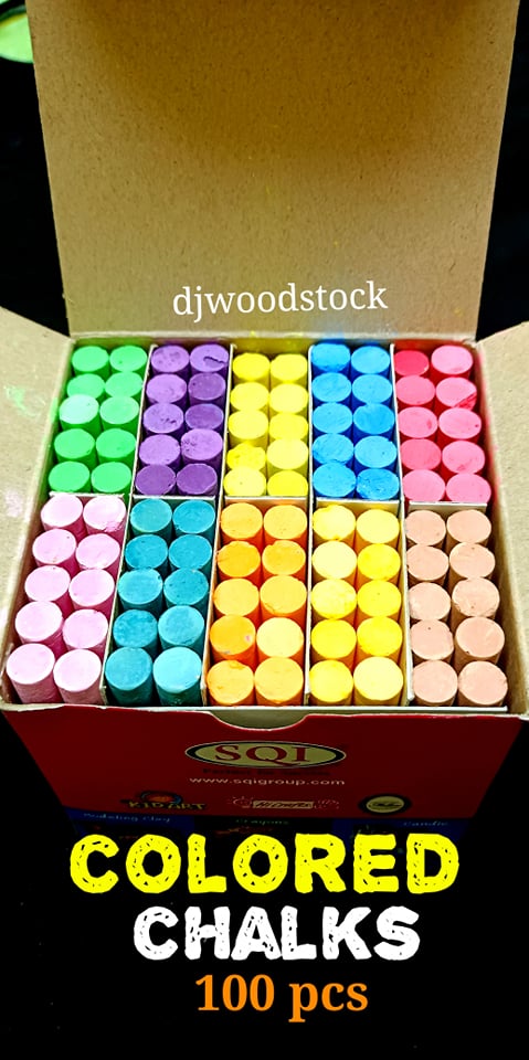 COLORED CHALK, 100 pcs per box | Lazada PH