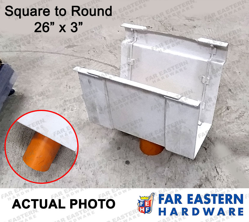 ATLANTA DURACON Rain Water Downspout | Gutter System Connector PVC ...