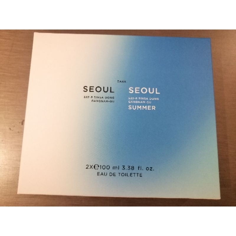 【COD】 ZARA MENS SEOUL ORIGINAL/SEOUL SUMMER 100ML perfumes | Lazada PH