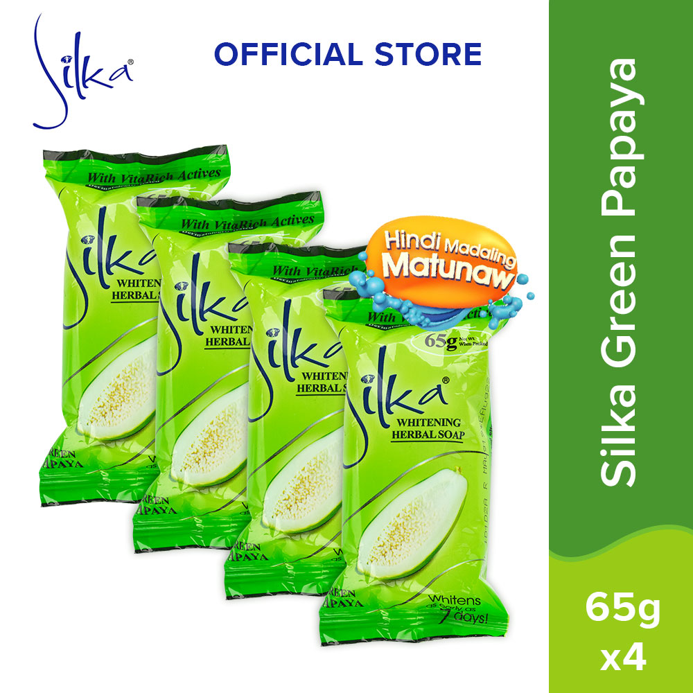Silka Green Soap 65g Train by 4's | Lazada PH