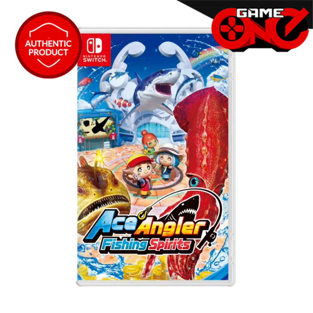 Nintendo Switch Ace Angler Fishing Spirits Rod Controller Bundled ...