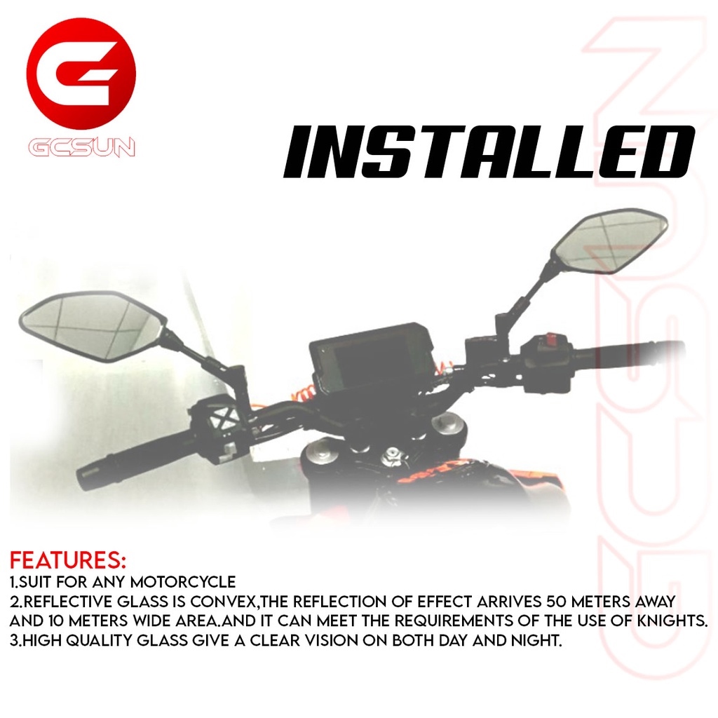 SMOK FORGE SIDE MIRROR UNIVERSAL - GCSUN MOTORCYCLE | Lazada PH