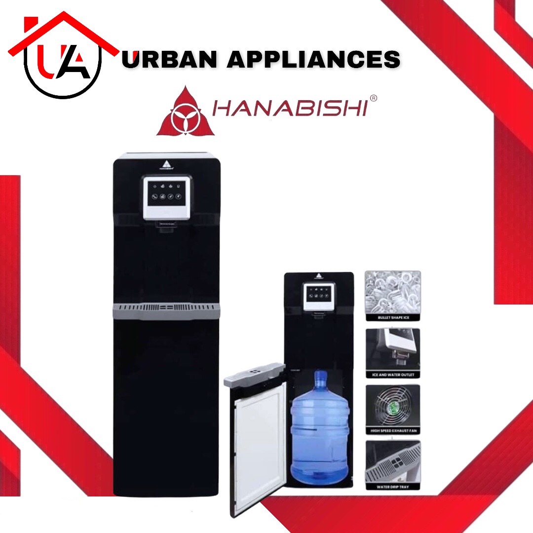 Hanabishi HFSWD-ICEM 3500 2 in 1 Water Dispenser with Ice-Maker [NO HOT ...