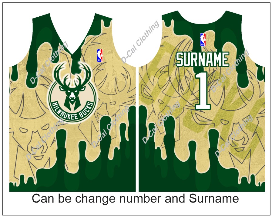 Full Sublimation, Basketball Jersey, Basketball Sando,002,Milwaukee ...