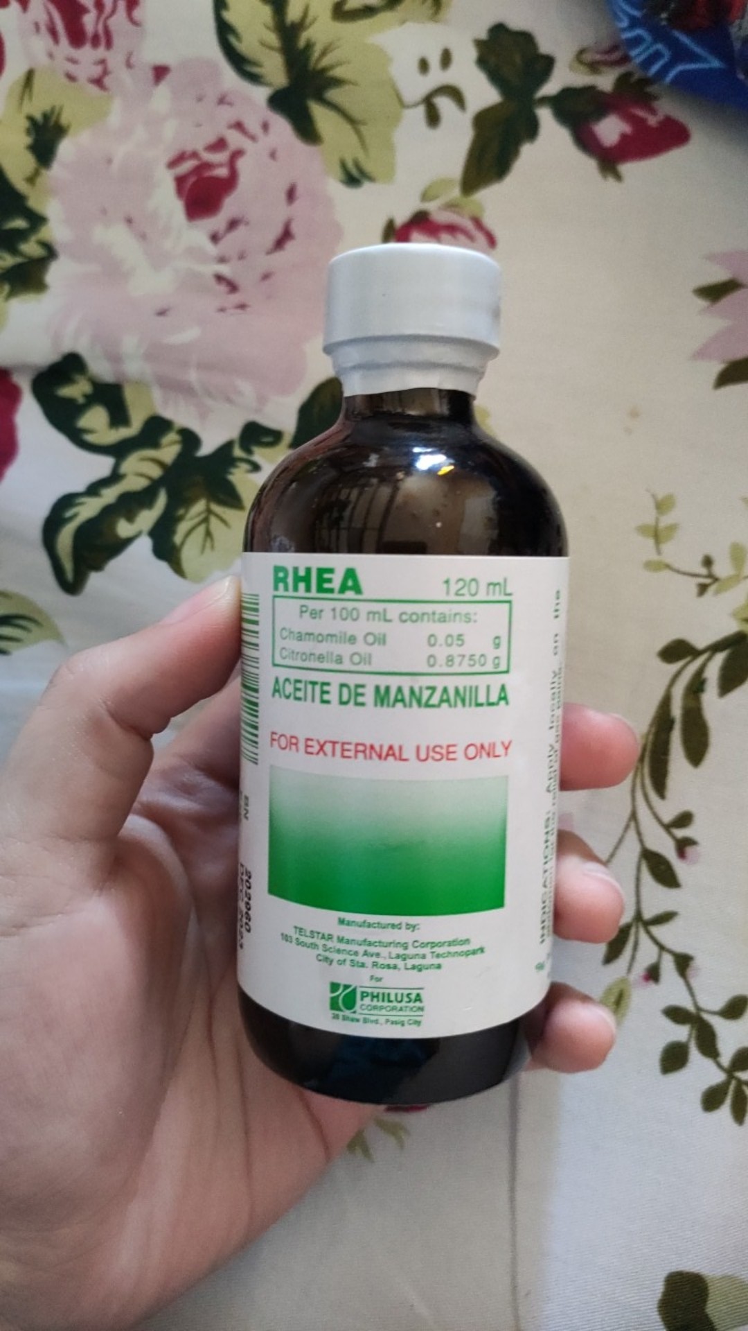 Rhea Aciete De Manzanilla 15ml & 120ml | Lazada PH