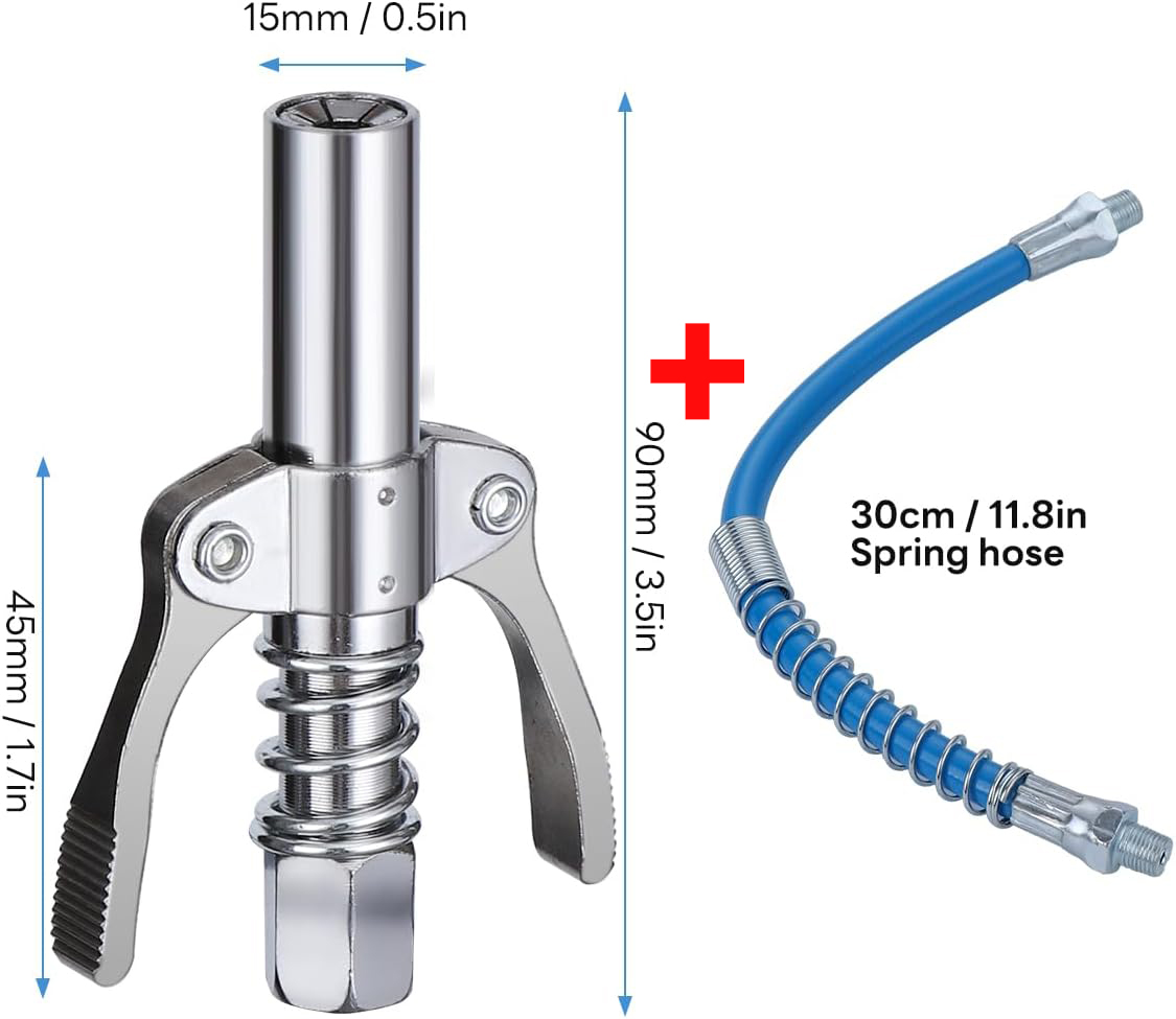 Heavy-Duty Quick Release Grease Gun Clamp Type Grease NozzleCoupler ...