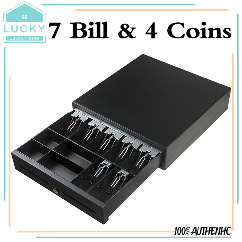 All Metal 7 Bill 4 Coins Cash Box Money DrawerHigh Temperature Paint ...