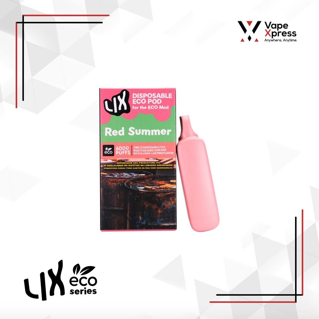 LIX ECO Pod 6000 Puffs (POD ONLY DEVICE SOLD SEPARATELY) FlavorBoost™ 2.0 Advanced Coil ...