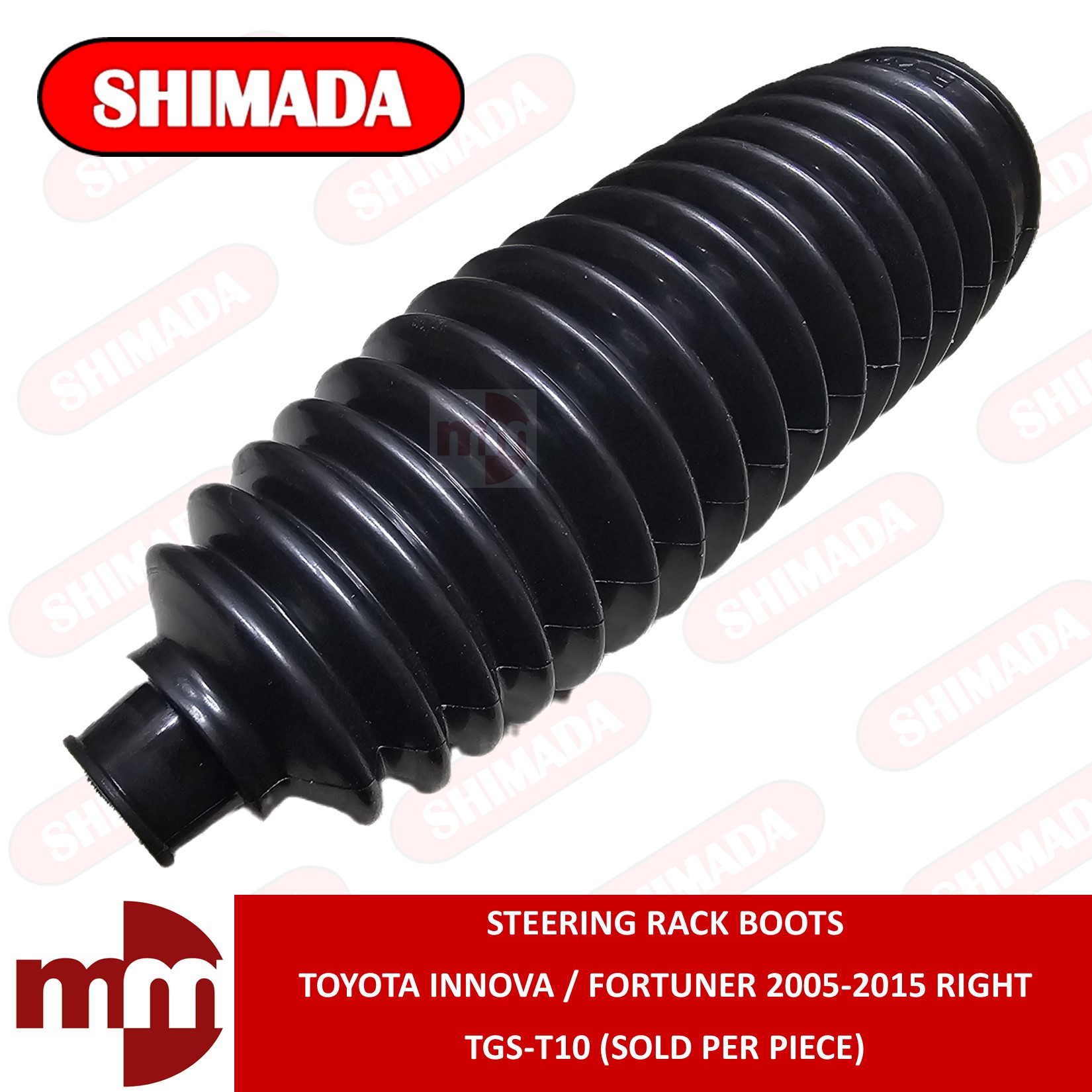 SHIMADA Steering Rack Boots for TOYOTA INNOVA / FORTUNER 2005-2015 ...