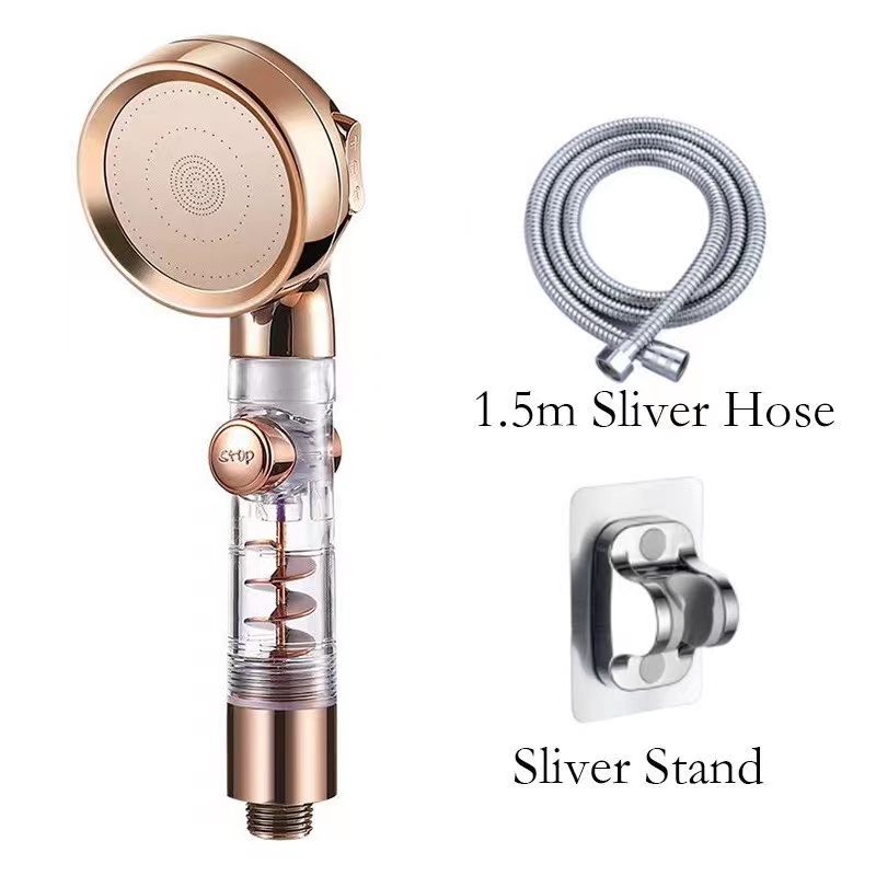 Helix Super Pressurized Shower Head Set With Fan&Filter High Pressure ...