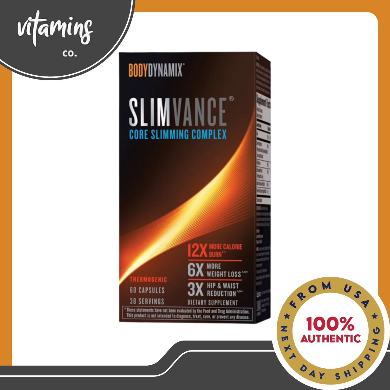 GNC Slimvance Core Slimming Complex Thermogenic (60 count) | Lazada PH