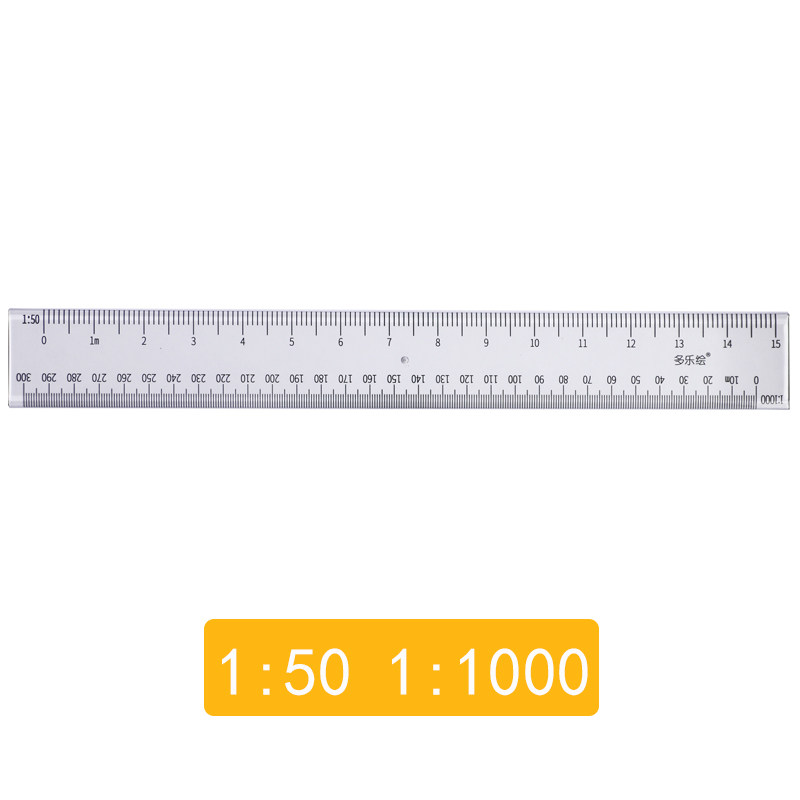 Dole Painting15cm30cmTransparent Scale Plane Drawing Scale Ruler ...
