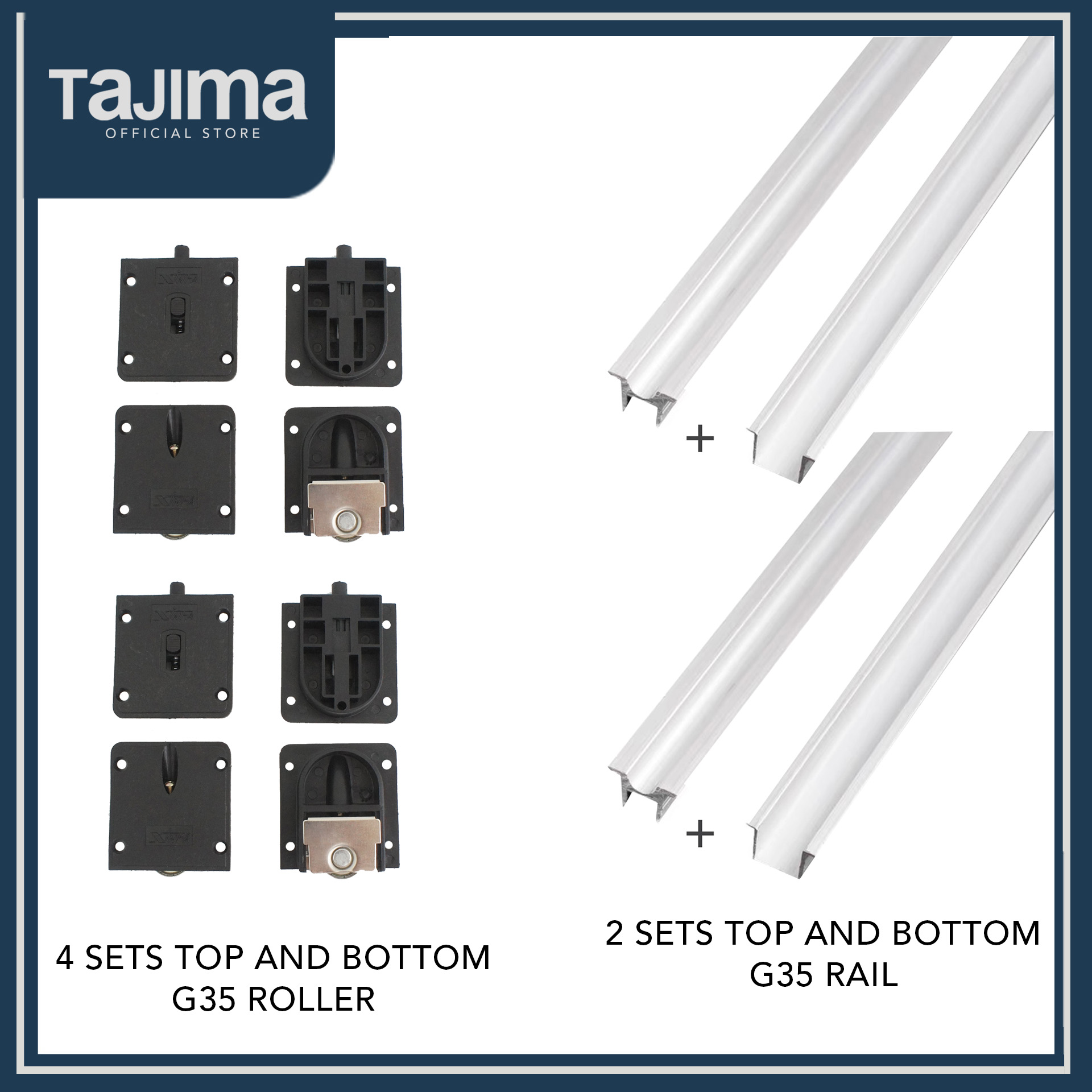 Sliding Wardrobe Roller Rail for Cabinet Door | Lazada PH