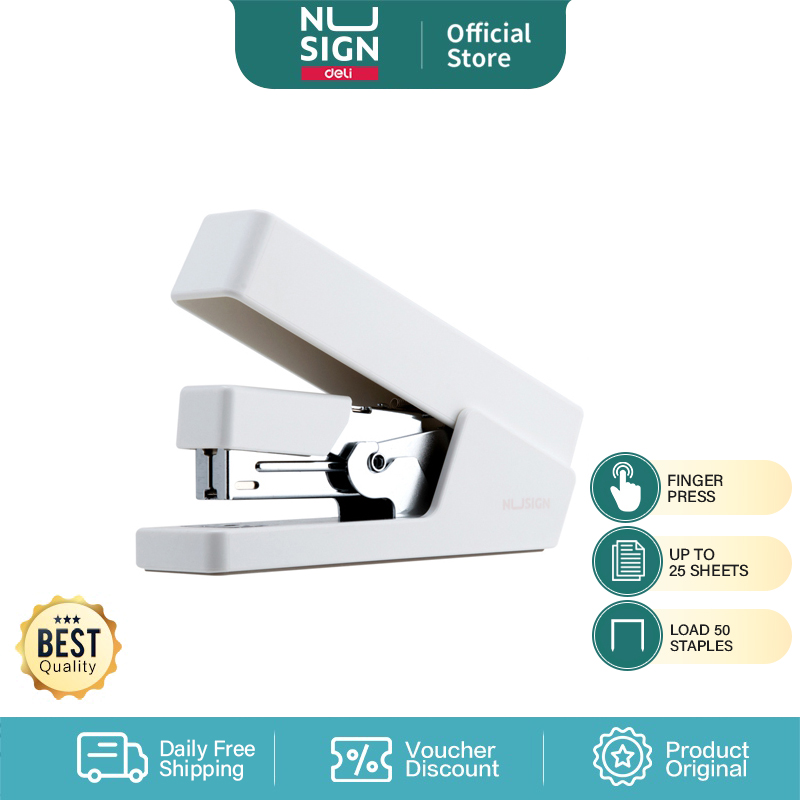 Nusign by Deli Portable Stapler Metal Pull Bar Office School Supplies ...