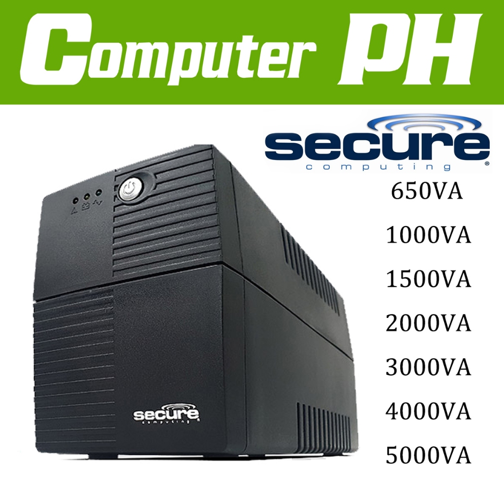 SECURE UPS 650VA/1000VA/1500VA/2000VA/3000VA/5000VA Uninterruptible ...