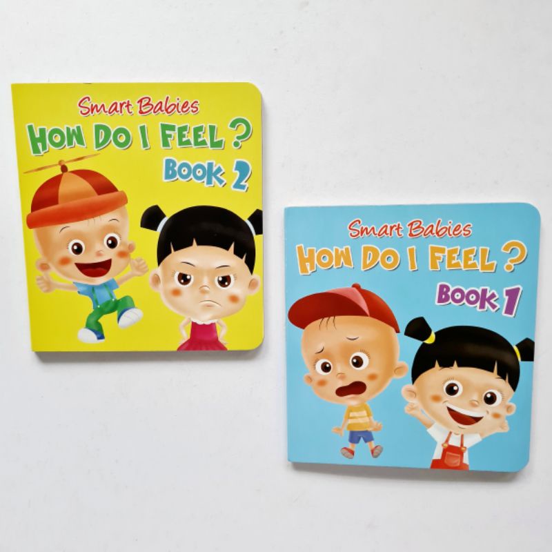 Smart Babies How Do I Feel Board Book for Toddlers - Book 1 and 2 ...