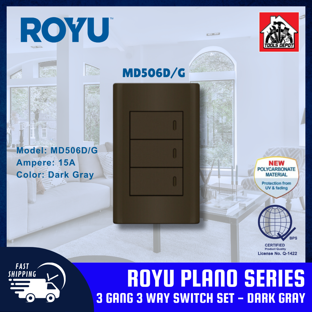 ROYU PLANO SERIES DARK GRAY SWITCHES | Lazada PH