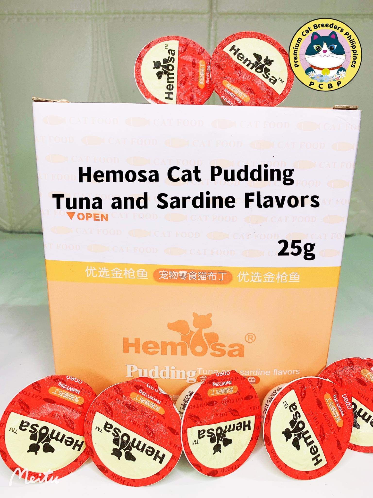 Hemosa 25g×50 Pudding Jelly Cat&kitten treat snacks Cup Kitten food ...