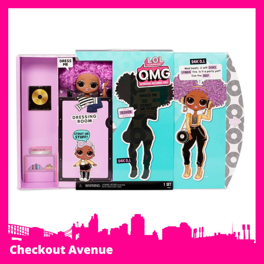 LOL Surprise OMG 24K D.J. Fashion Doll with 20 Surprises (ORIGINAL ...