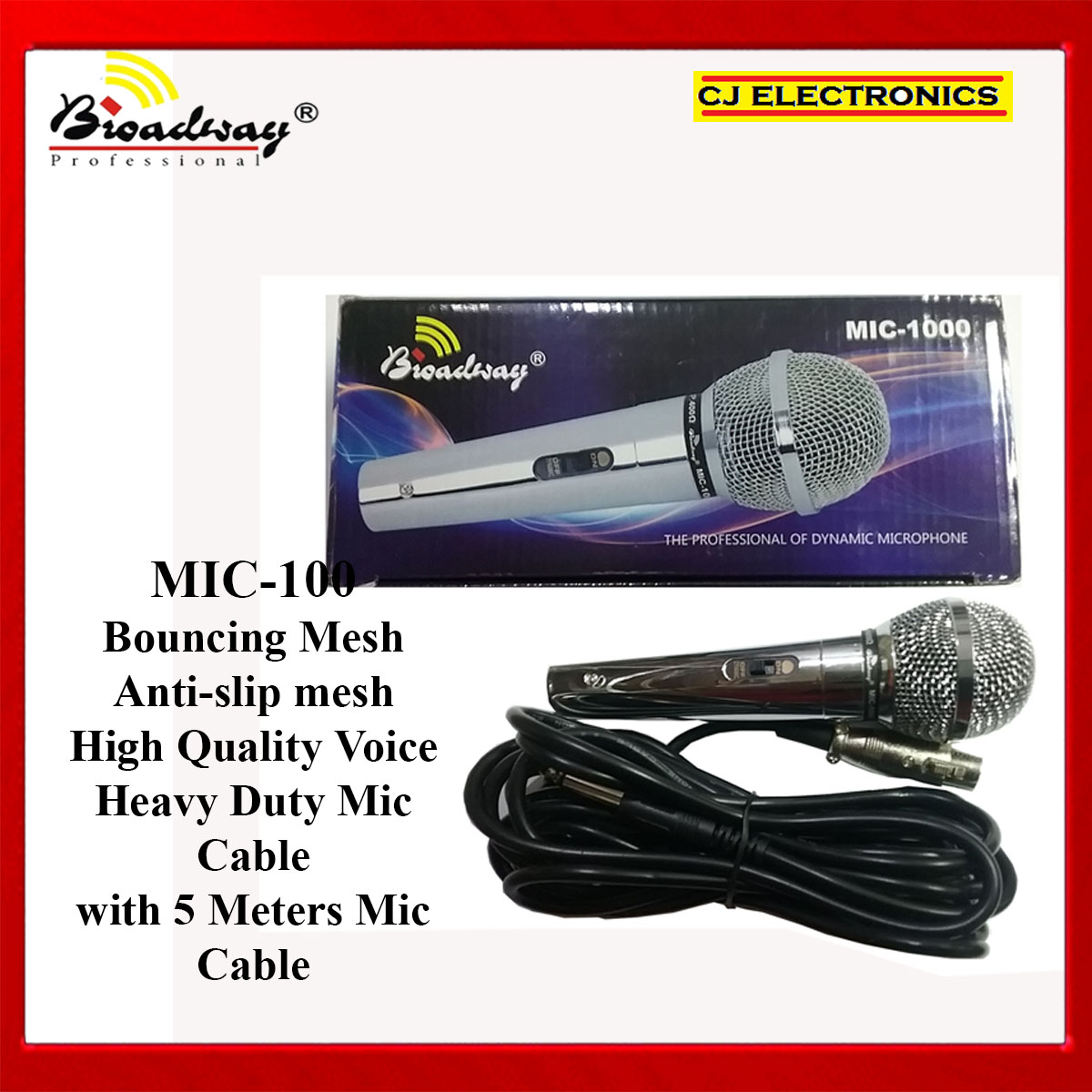 Hyper-Cardioid Dynamic Microphone MIC-1000 | Lazada PH