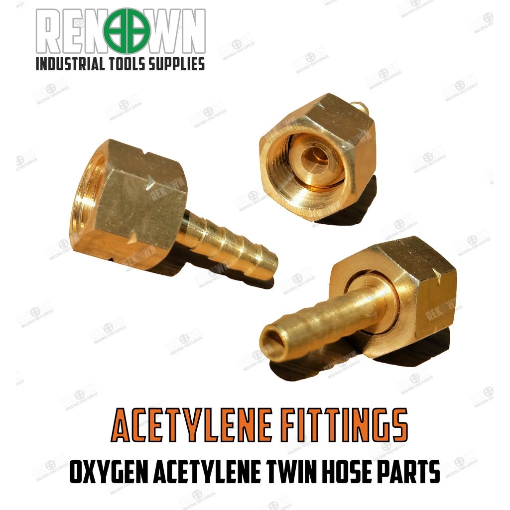 Oxygen/Acetylene Twin Fittings | Lazada PH