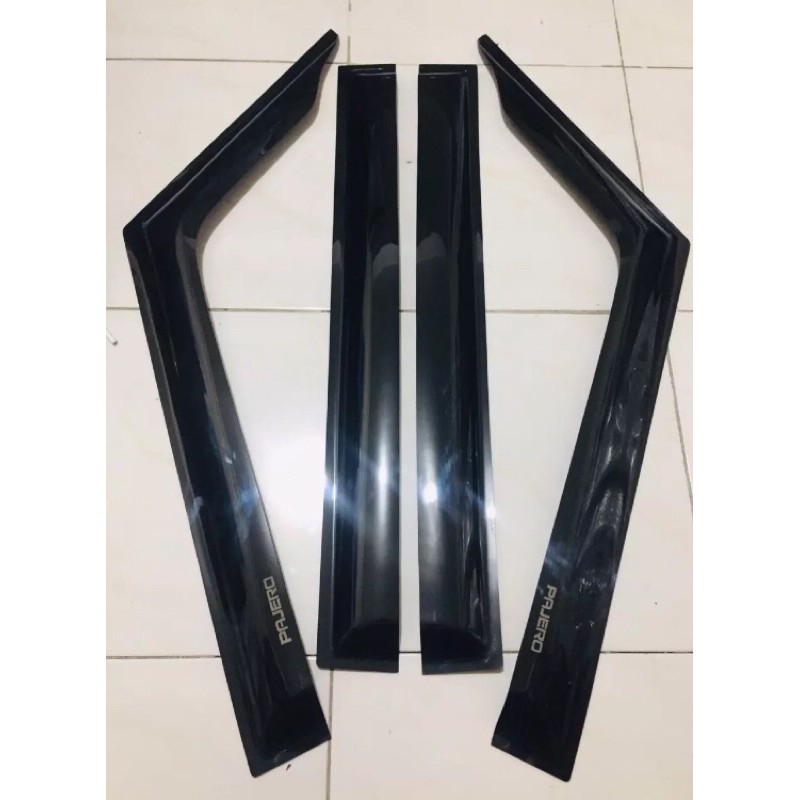 Mitsubishi Pajero Box Type All Year Model OEM-Grade Thick/Rain Visor ...
