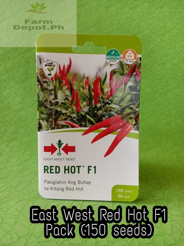East West Seeds Siling Labuyo Red Hot F1 Pack ( 150/ 425 seeds) | Lazada PH