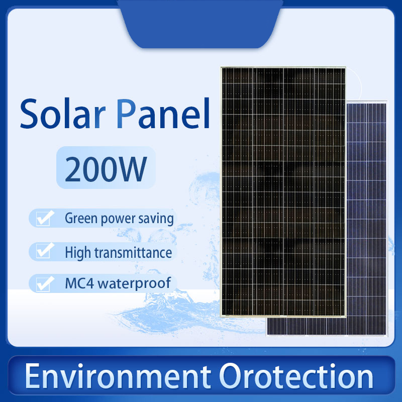 100/200Watts Monocrystalline Solar Panel Original Class-A Solar Panel ...