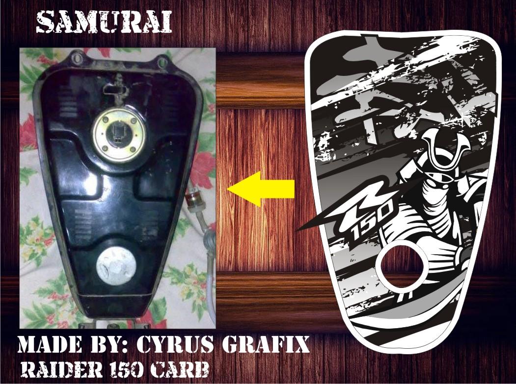 Raider 150 carb gas tank sticker | Lazada PH