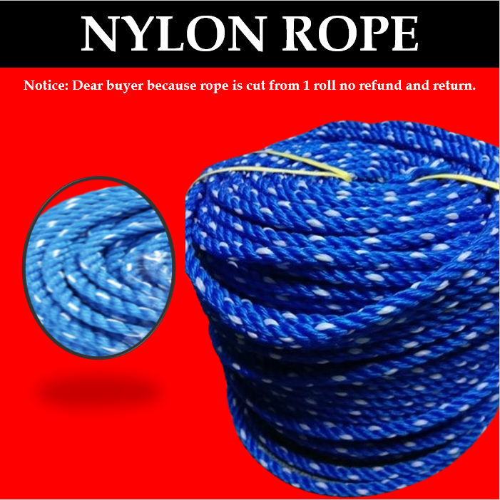 TOYU Nylon Rope 4mm-20mm 1m-50m | Lazada PH
