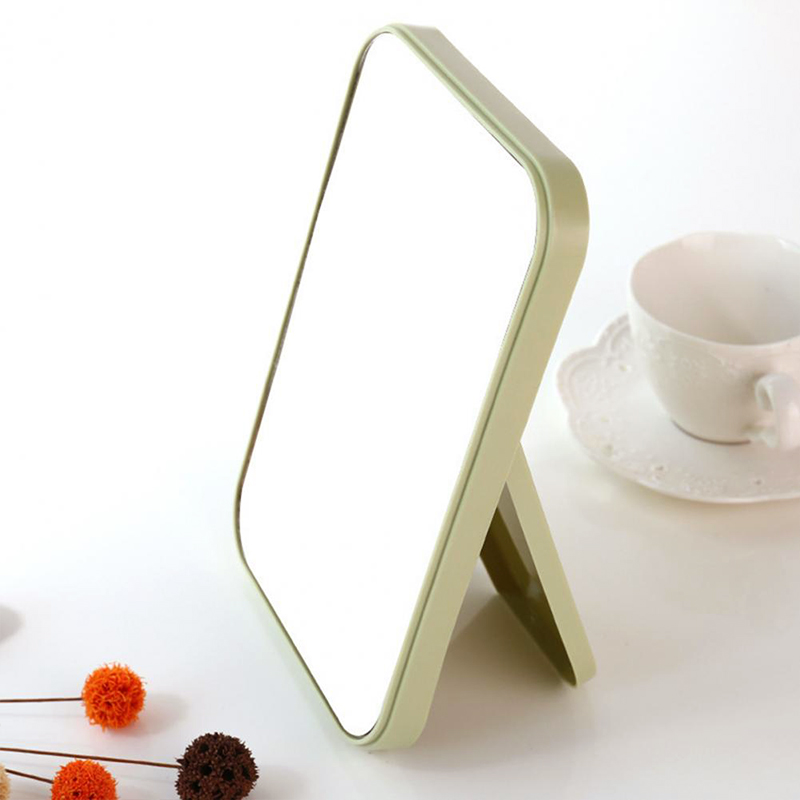 Desktop Foldable Mirror Simple Portable Princess Square Mirror ...
