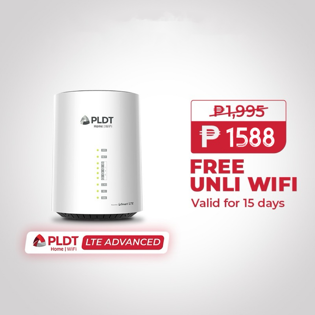 PLDT 5G+ Lite Home WiFi Prepaid LTE-Advanced With UNLI Valid WiFi for ...