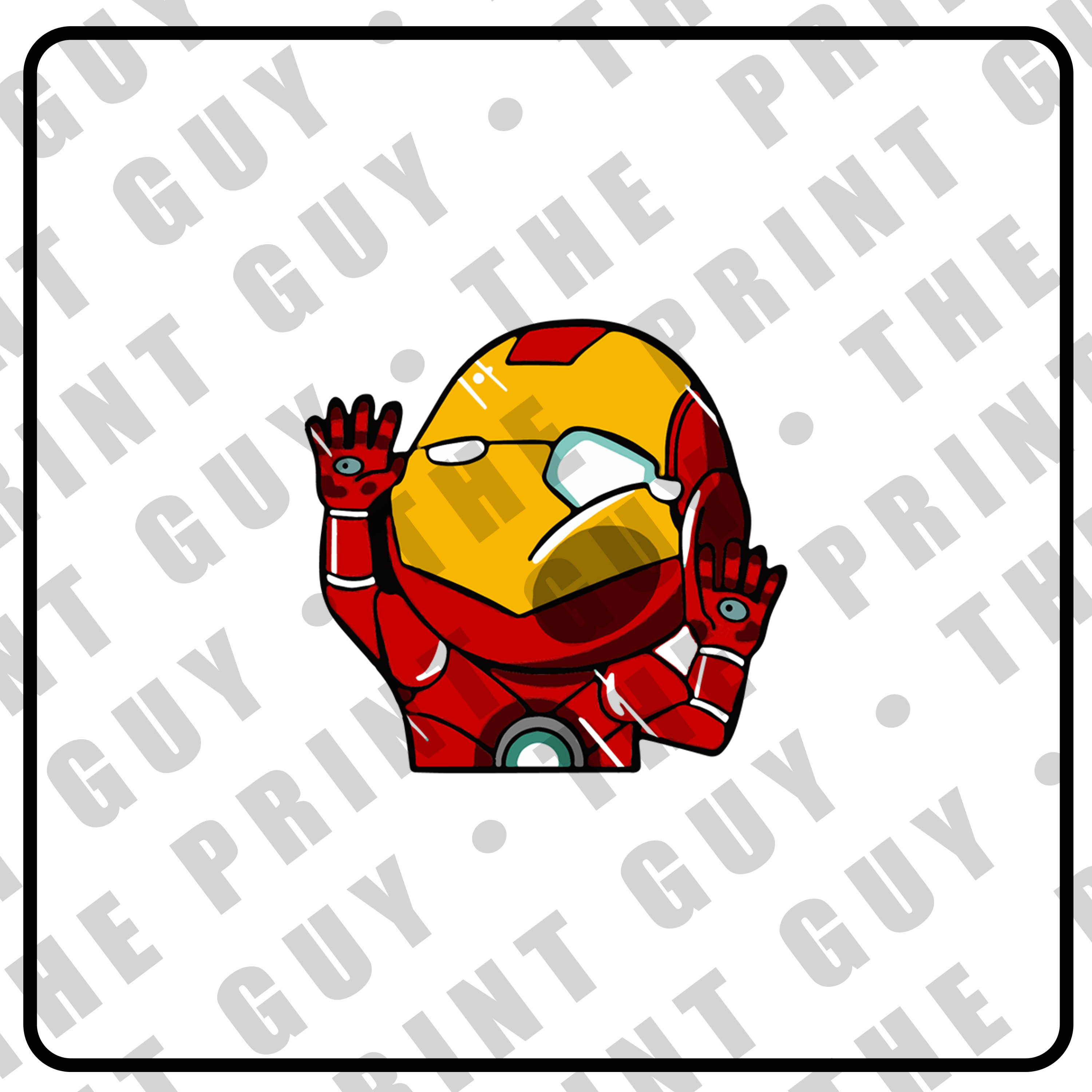 FACE ON GLASS SMASHED CARTOON CUTE STICKER DECAL | Lazada PH