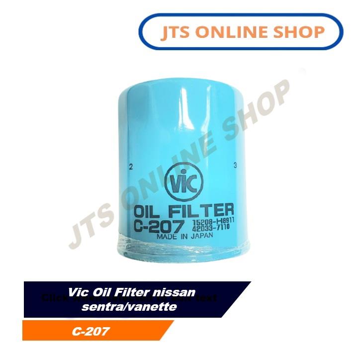 ins recommend Vic Oil Filter C-207 nissan sentra/vanette (C207) | Lazada PH