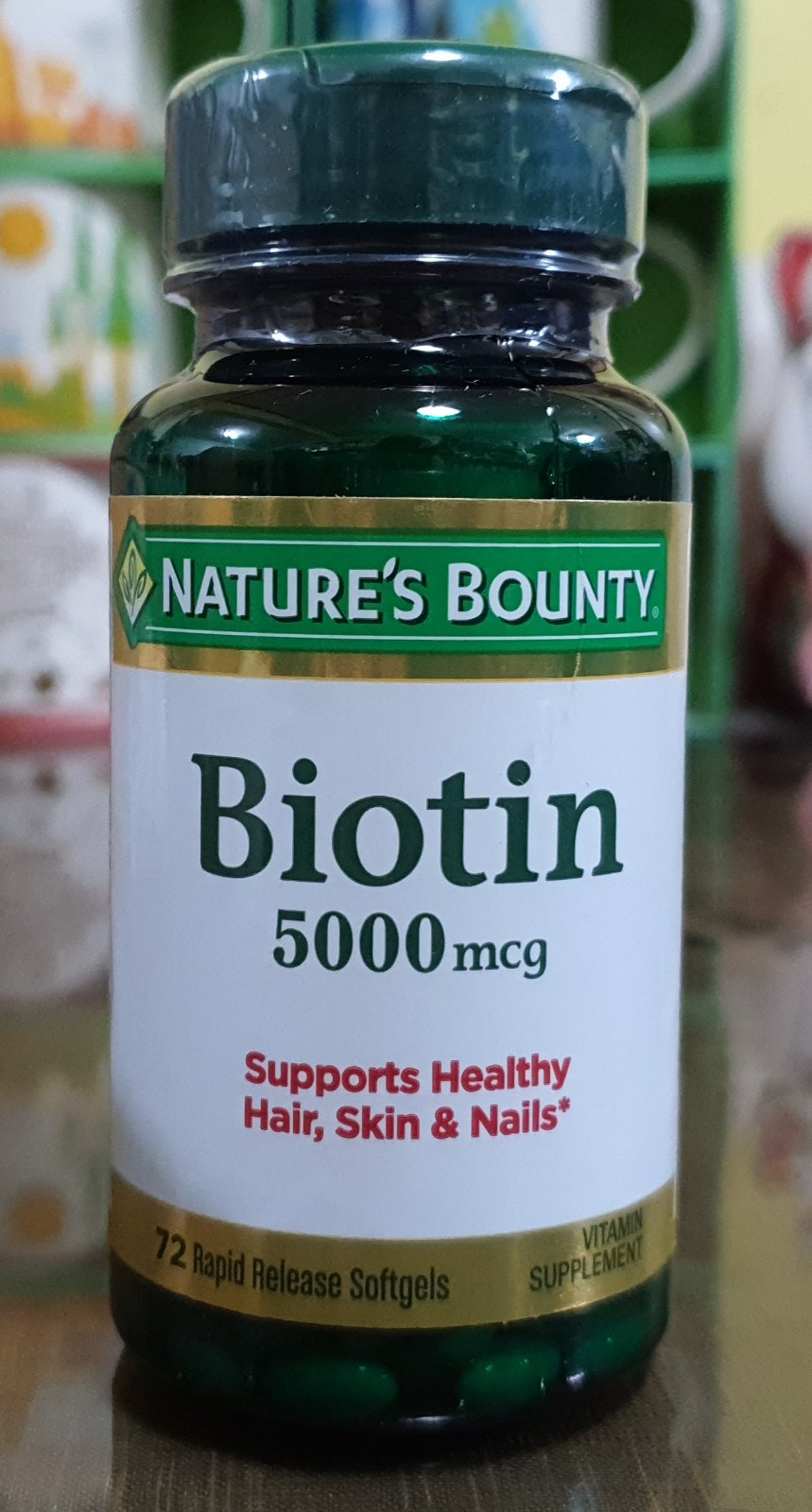 Nature's Bounty Biotin 5000mcg 72 Quick Dissolve Tablets | Lazada PH