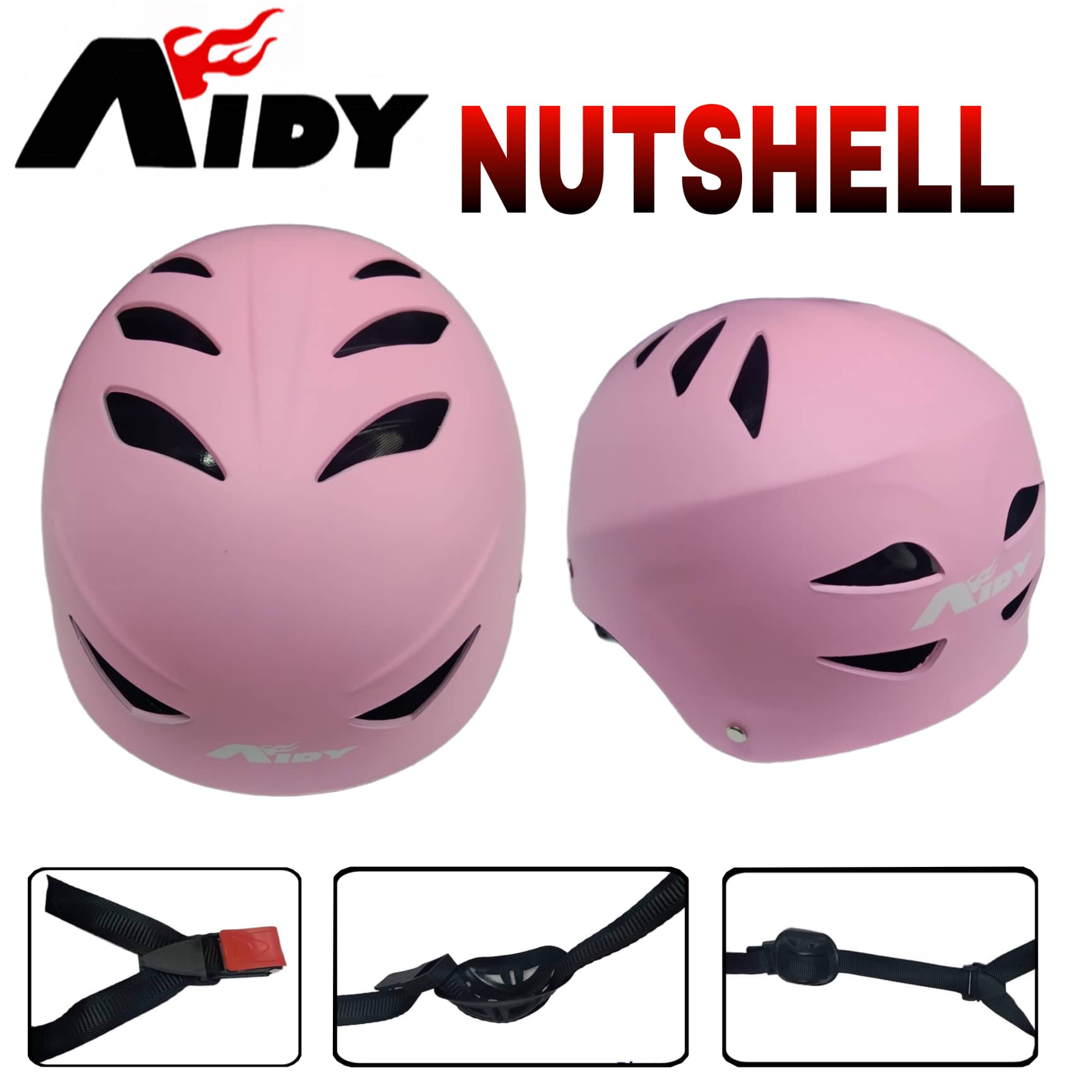 HELMET AIDY MATTE NUTSHELL MOTOR, BICYCLE HELMET | Lazada PH