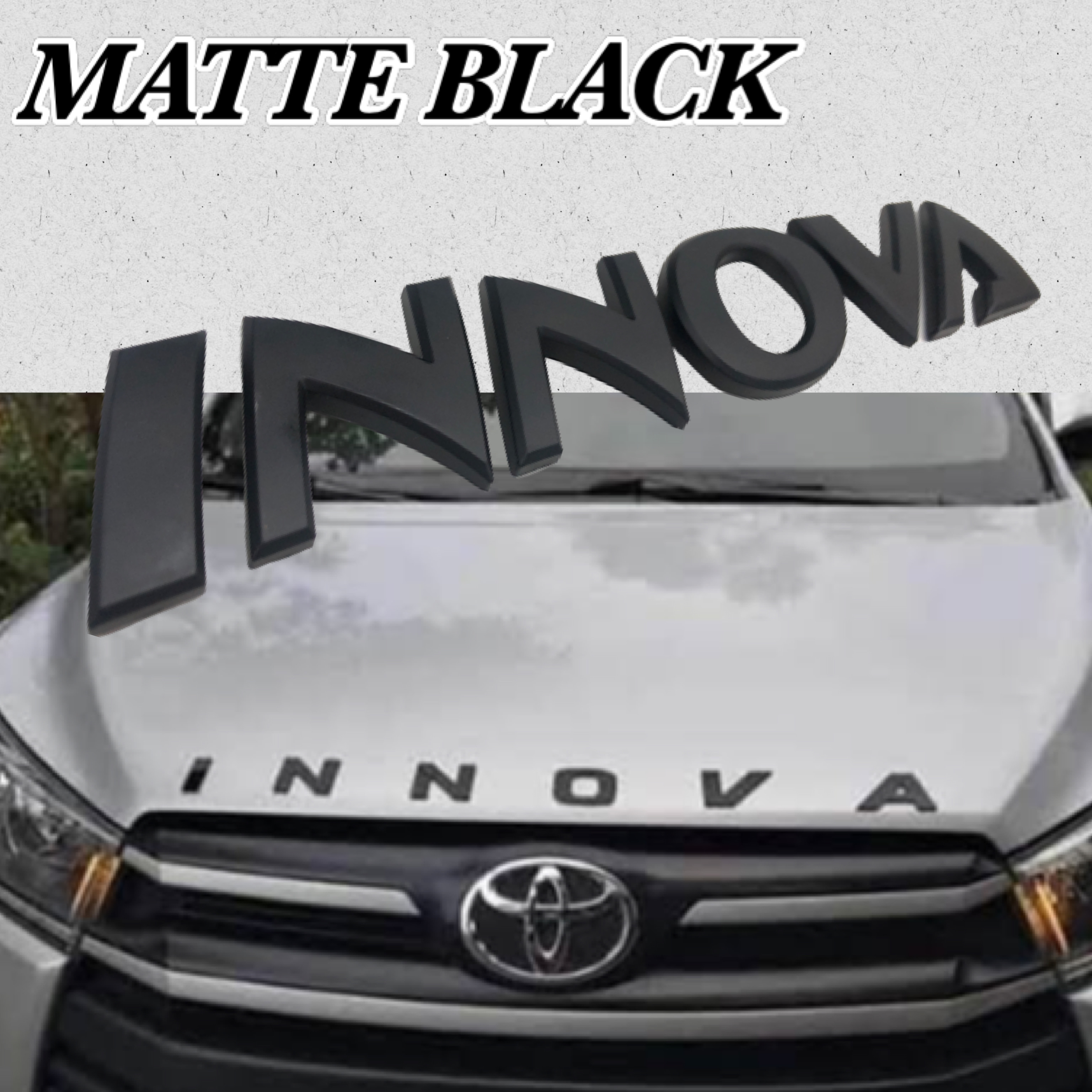 CP INNOVA Letters Car Auto Front Hood Emblem Badge Sticker Logo Decals ...