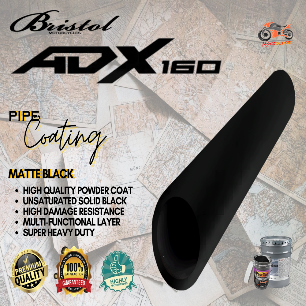BRISTOL ADX 160 - POWDER COATED TOP BOX BRACKET w/ SIDE PANNIER BRACKET ...