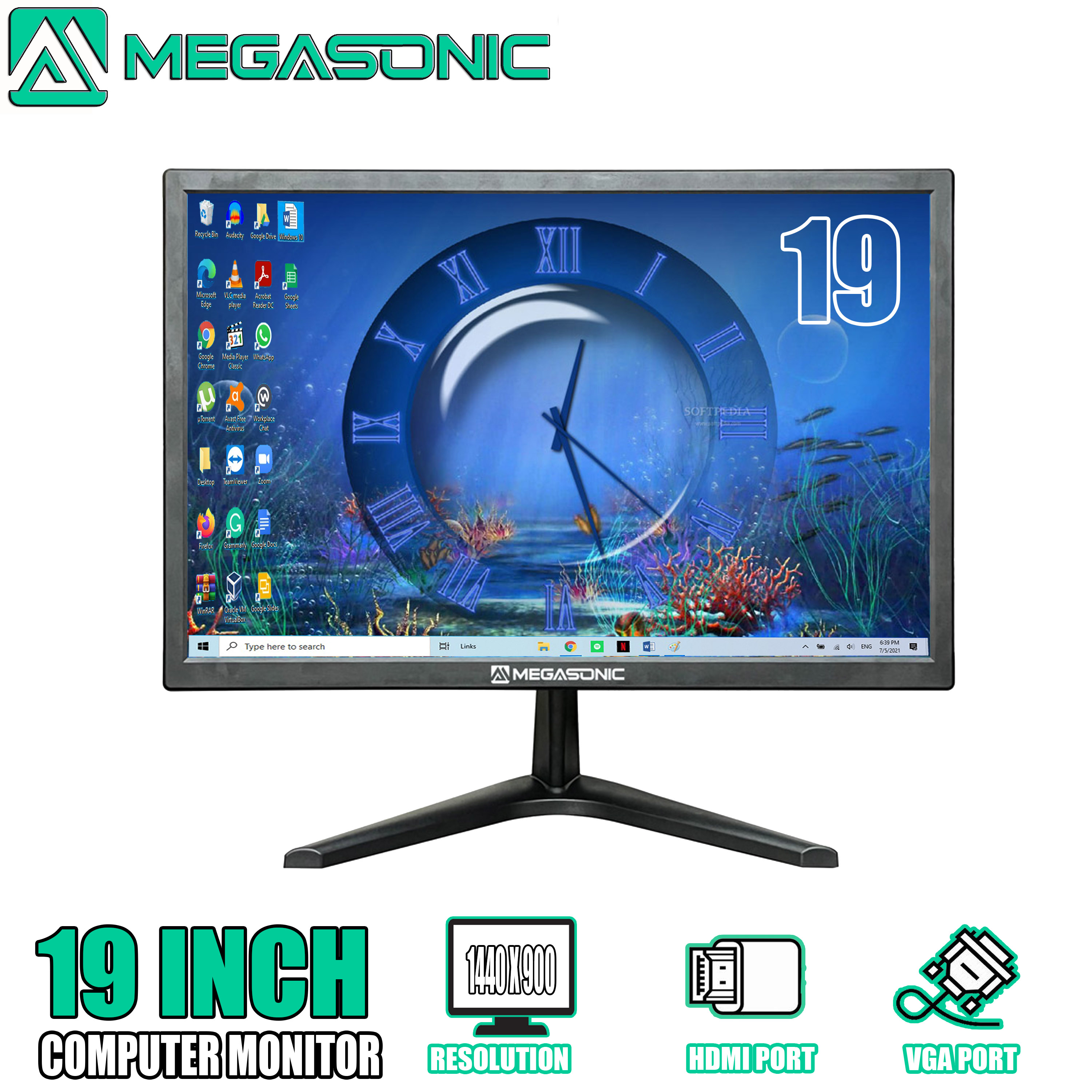 MEGASONIC 19 INCH / 22 INCH COMPUTER MONITORS | Lazada PH