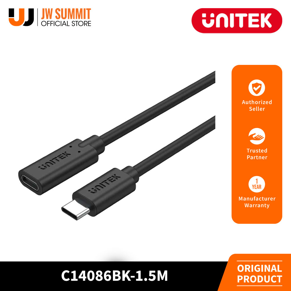 Unitek 1.5-Meters 4K60Hz, 100W Power Delivery and 10Gbps Data Full ...