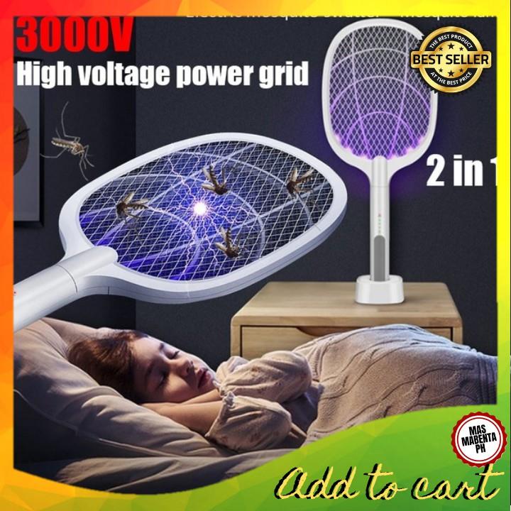 Lanyydimiss 2 IN 1 LAMP RACKET ELECTRIC MOSQUITO KILLER Wasp Fruit Fly ...