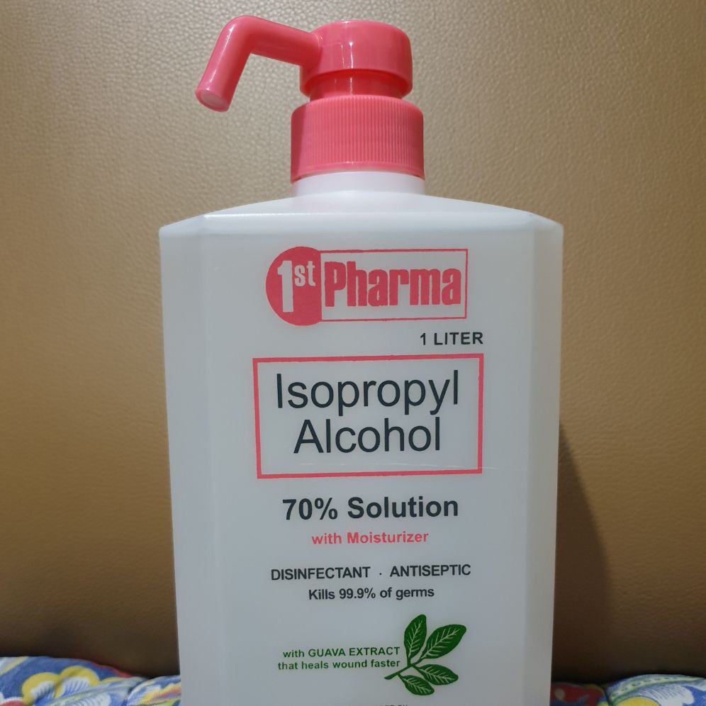1st Pharma Isopropyl Alcohol 1000ml with Pump | Lazada PH
