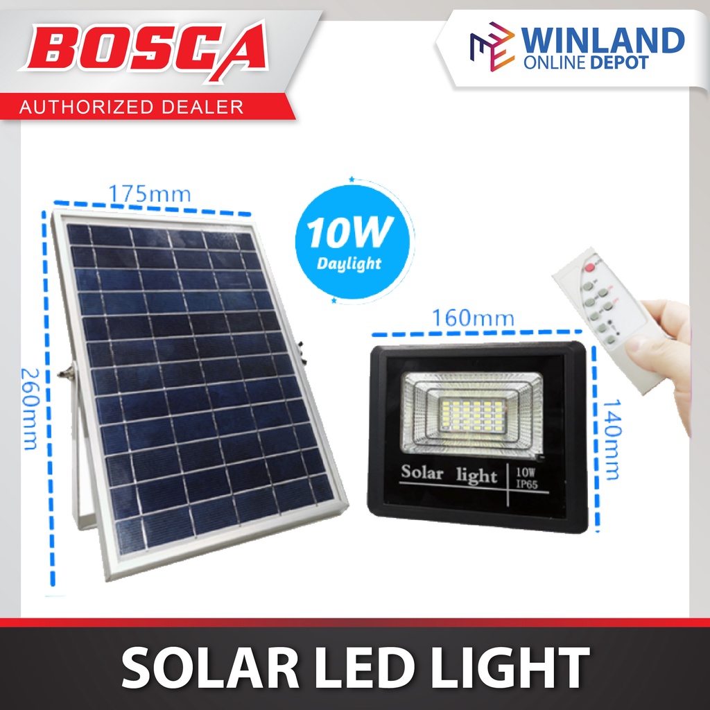 【solar panel complete set for home appliances】BOSCA Original 10W Heavy ...