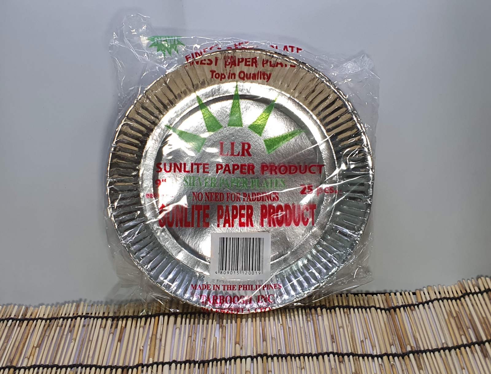 Disposable Paper Plate Silver/White 25pcs | Lazada PH