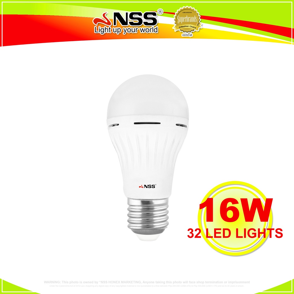 NSS LED Emergency Bulb Energy Saving or Good Light Quality for a Long ...