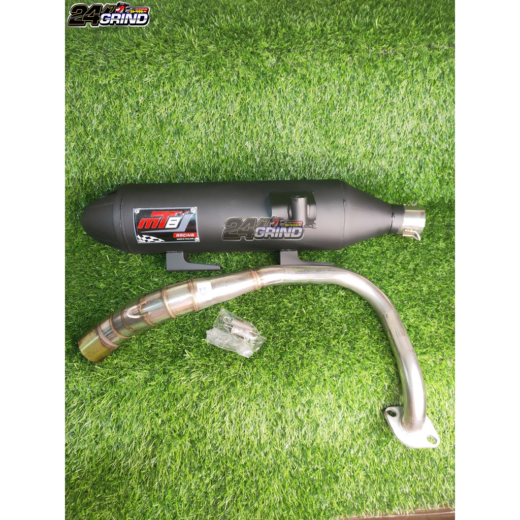 MT8 PIPE HONDA CLICK v2 125i/150i TITANIUM TIP WITH LOGO ORIG THAILAND ...