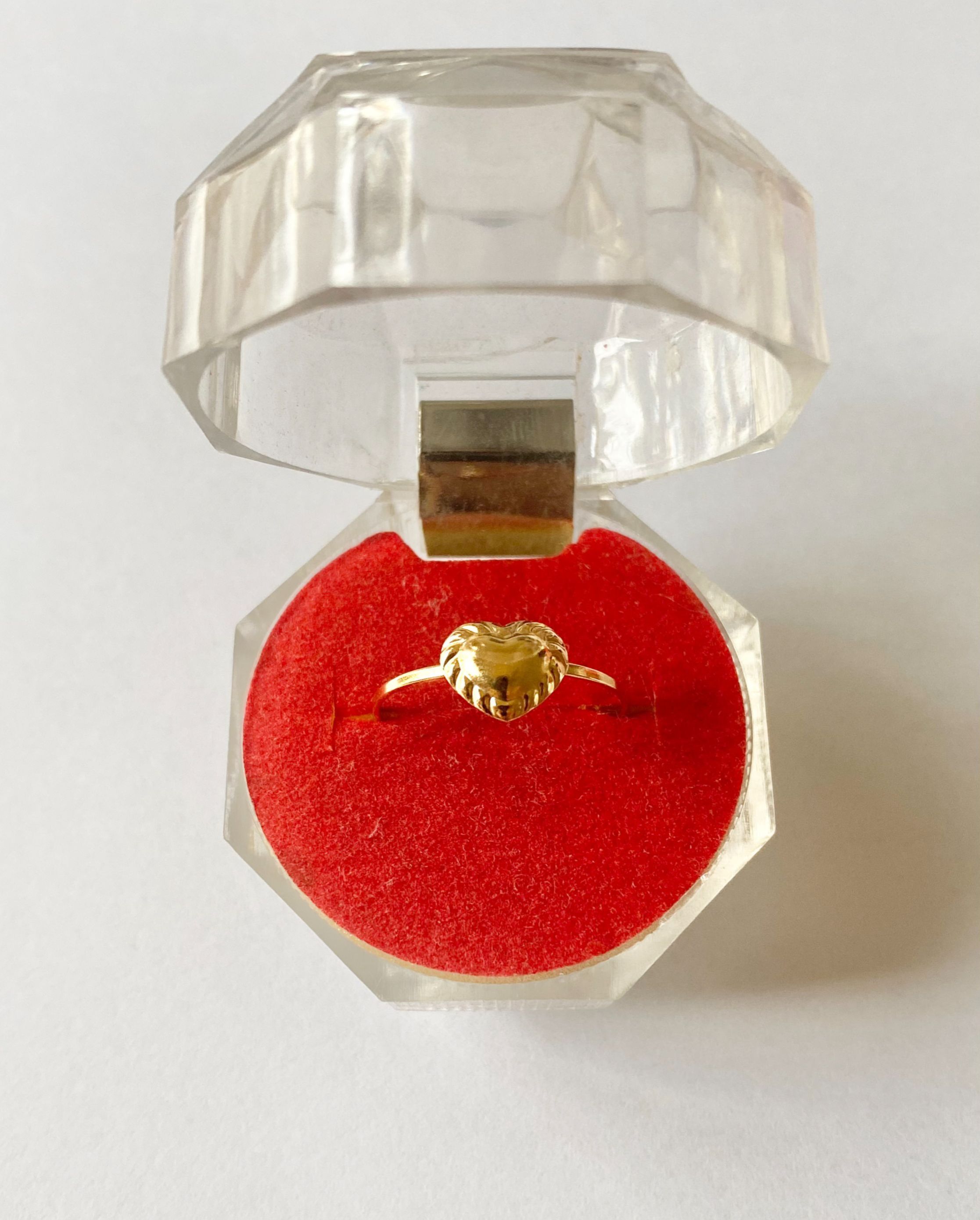 Pawnable 18K Gold Border Heart Ring | Lazada PH