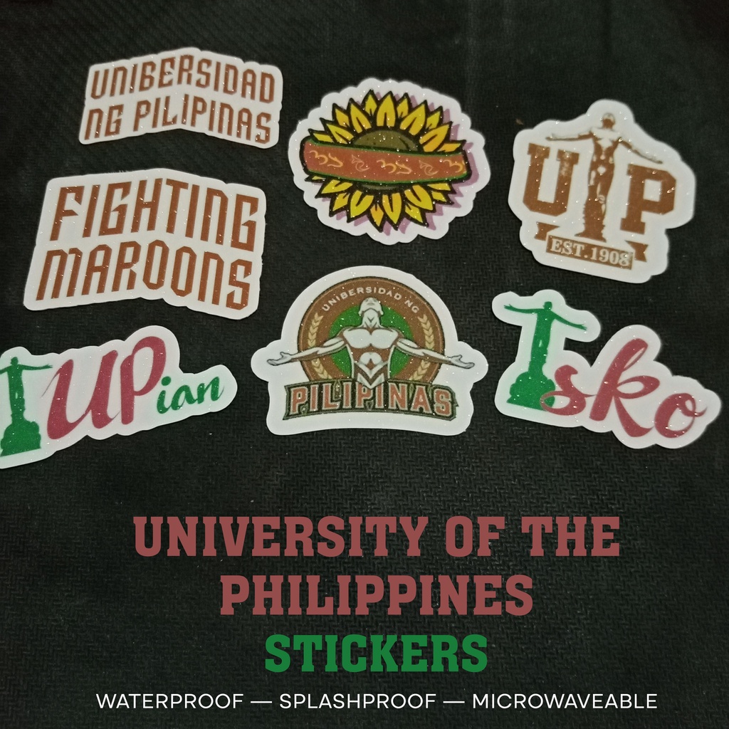 WATERPROOF SCHOOL INSPIRED STICKER PACK [UNIVERSITY OF THE PHILIPPINES ...