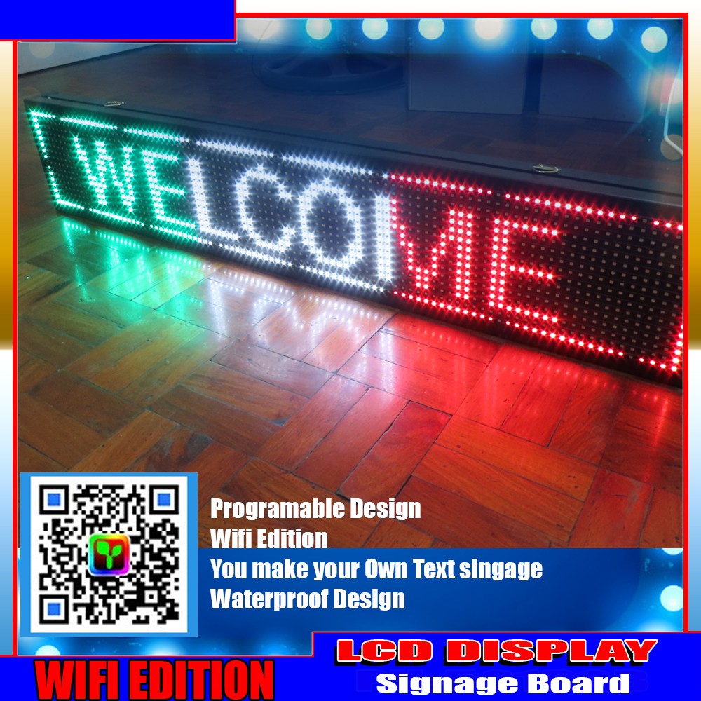 LED Signage Board Water Proof WiFi Edition Programmable Sign Neon LED ...