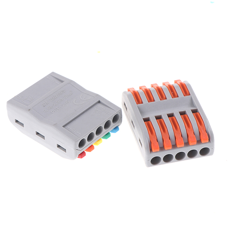 newdv2 5PCS Wire Connectors PCT-222 Terminal Block Conductor SPL-2/3 ...
